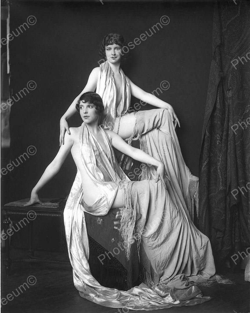 Cutter Sisters Show Girls Vintage 8x10 Reprint Of Old Photo 1 Photoseeum